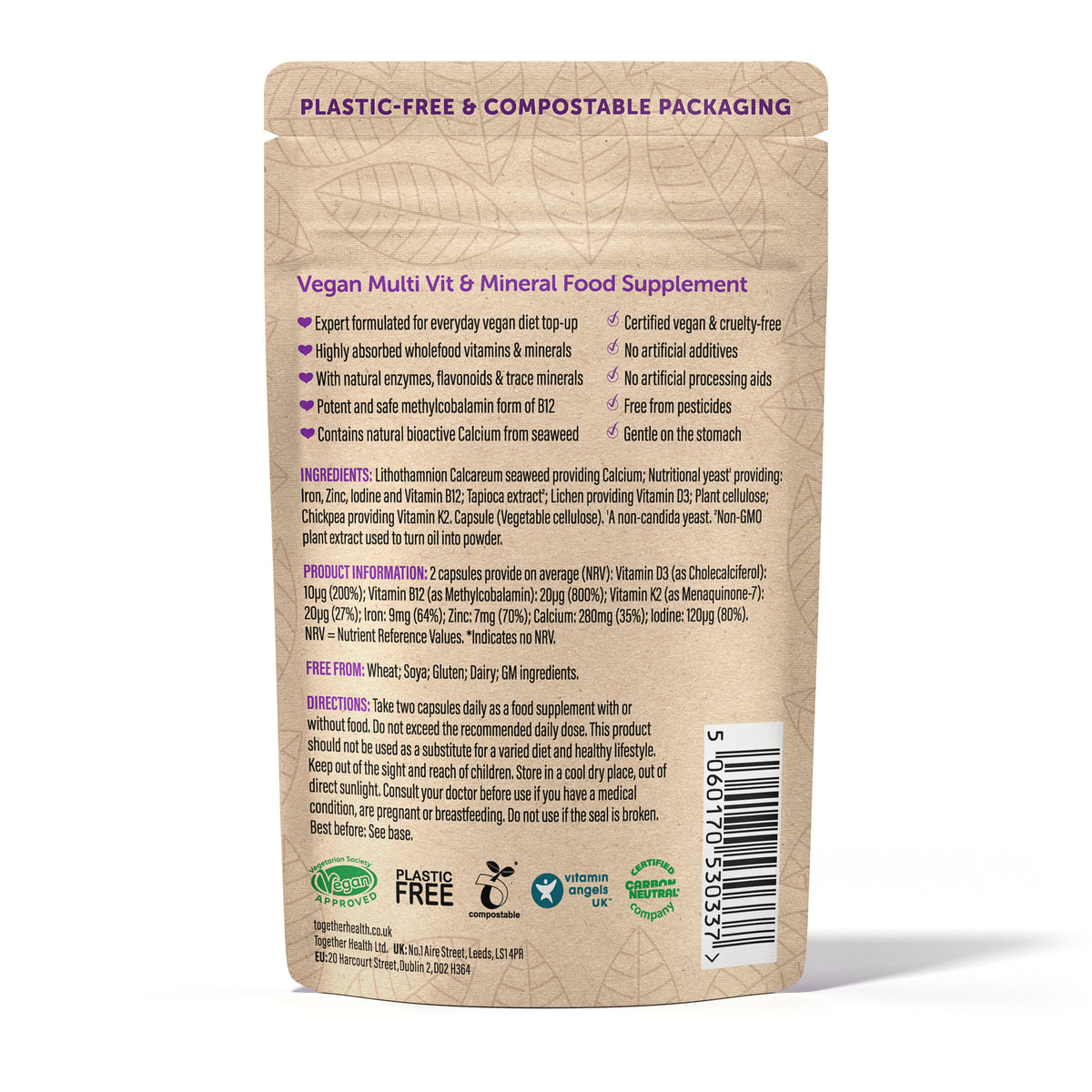 Together Health Vegan Multi Complex, 60 Capsules | Revital