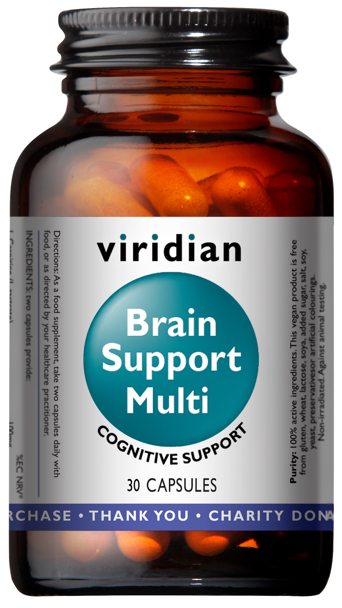 Viridian Brain Support Multi, 60 Capsules | Revital
