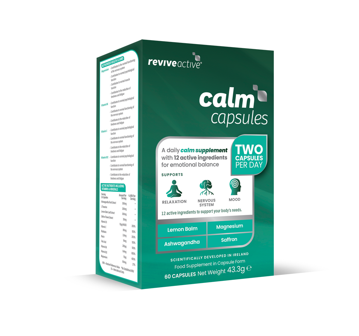Revive Active Calm, 60 Capsules | Revital