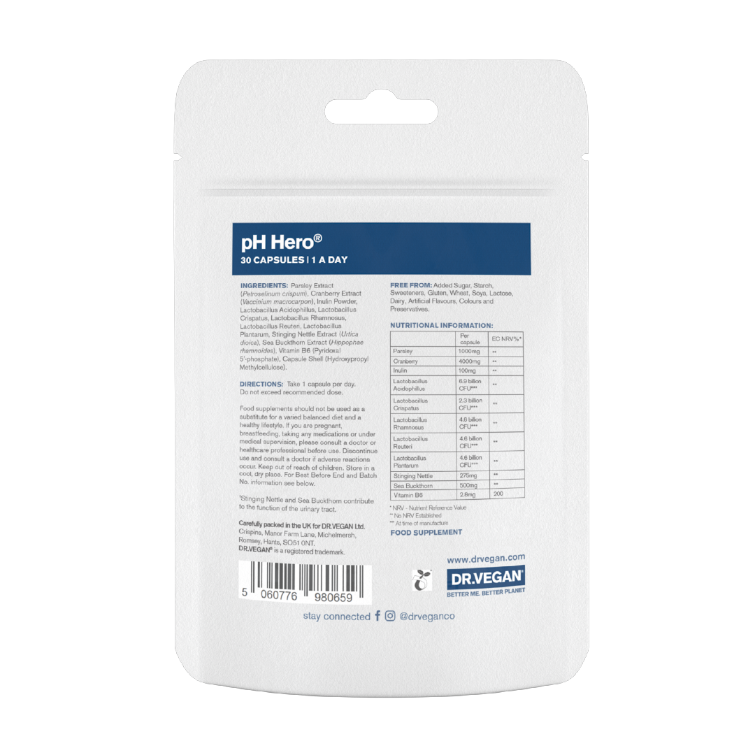 Dr Vegan pH Hero, 30 Capsules | Revital