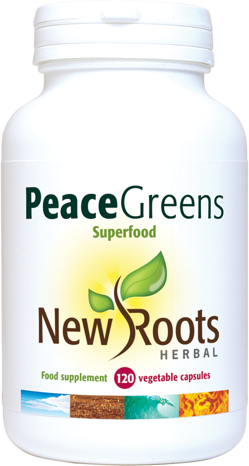 New Roots Herbal Peace Greens, 120 Capsules | Revital