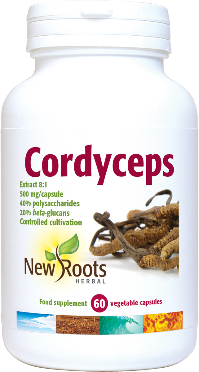 New Roots Herbal Cordyceps, 60 Capsules | Revital