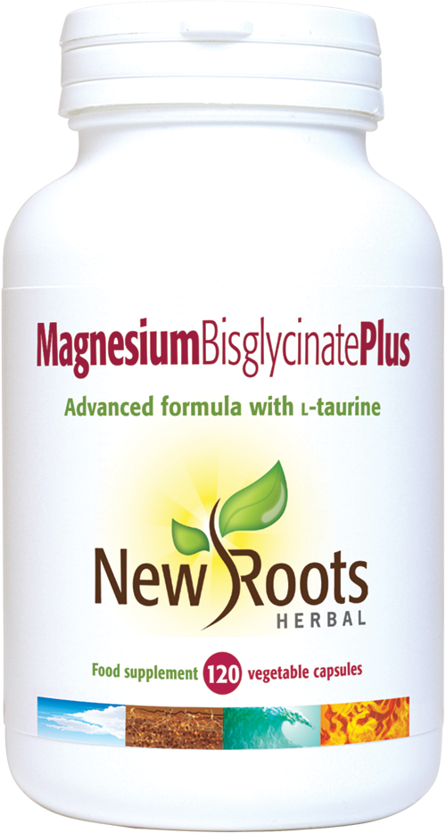 New Roots Herbal Magnesium Bisglycinate Plus, 120 Capsules | Revital