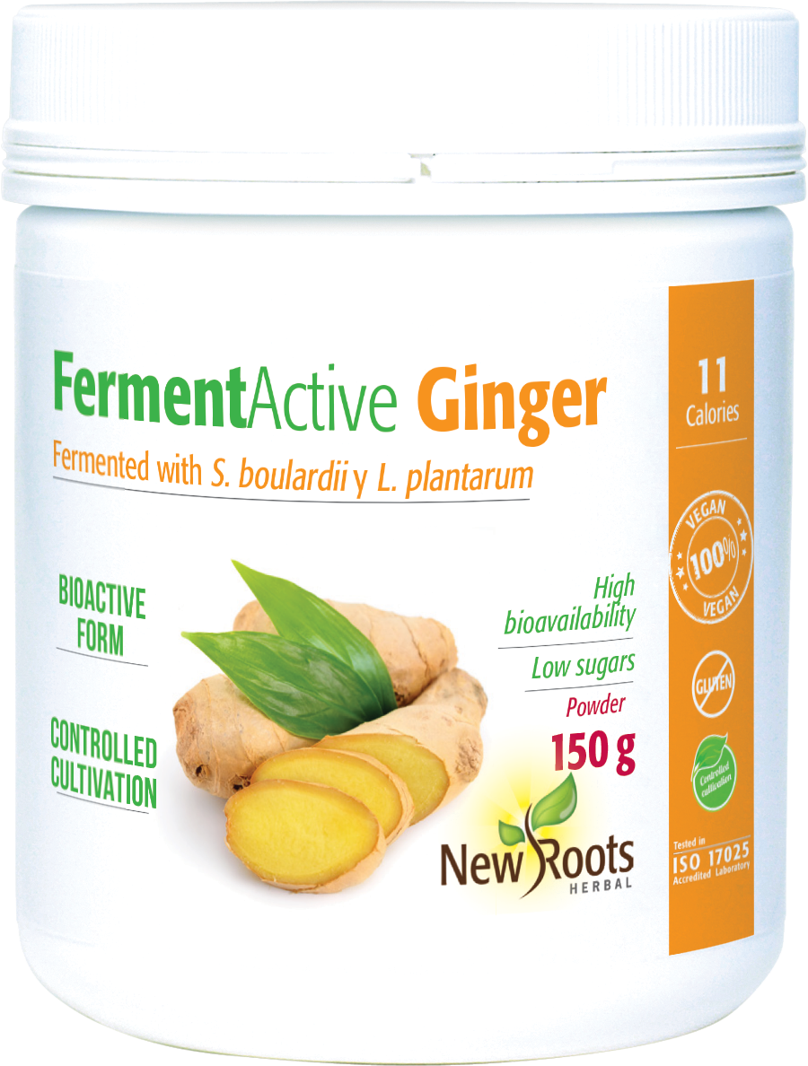 New Roots Herbal Ferment Active Ginger Powder, 150gr | Revital