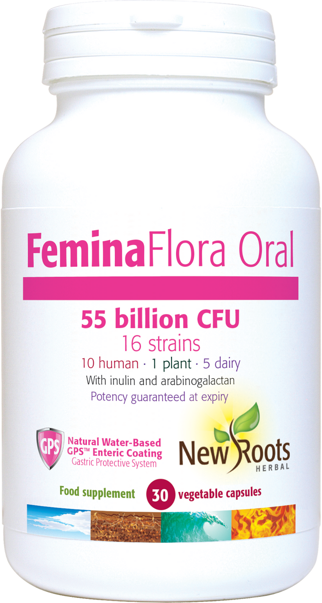 New Roots Herbal Femina Flora Oral, 30 Capsules | Revital