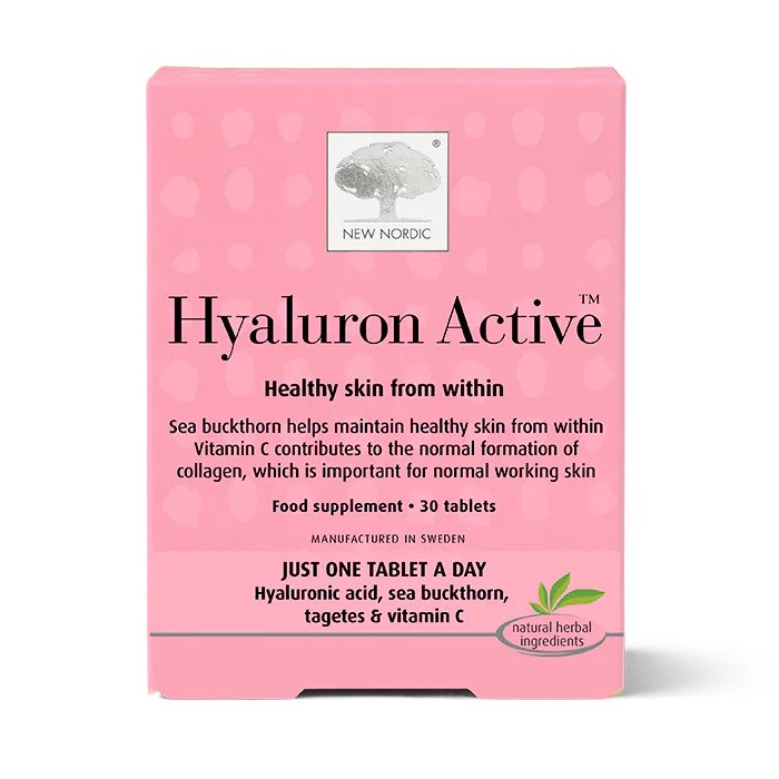 New Nordic Skin Care Hyaluron Active, 30 Tablets | Revital