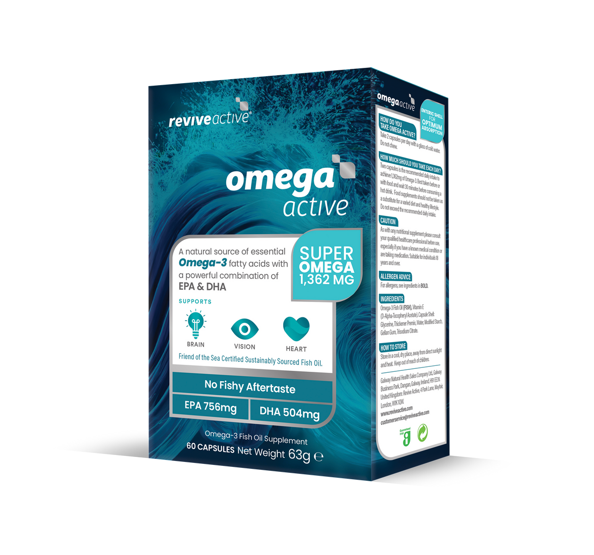 Revive Active Omega Active, 60 Capsules | Revital