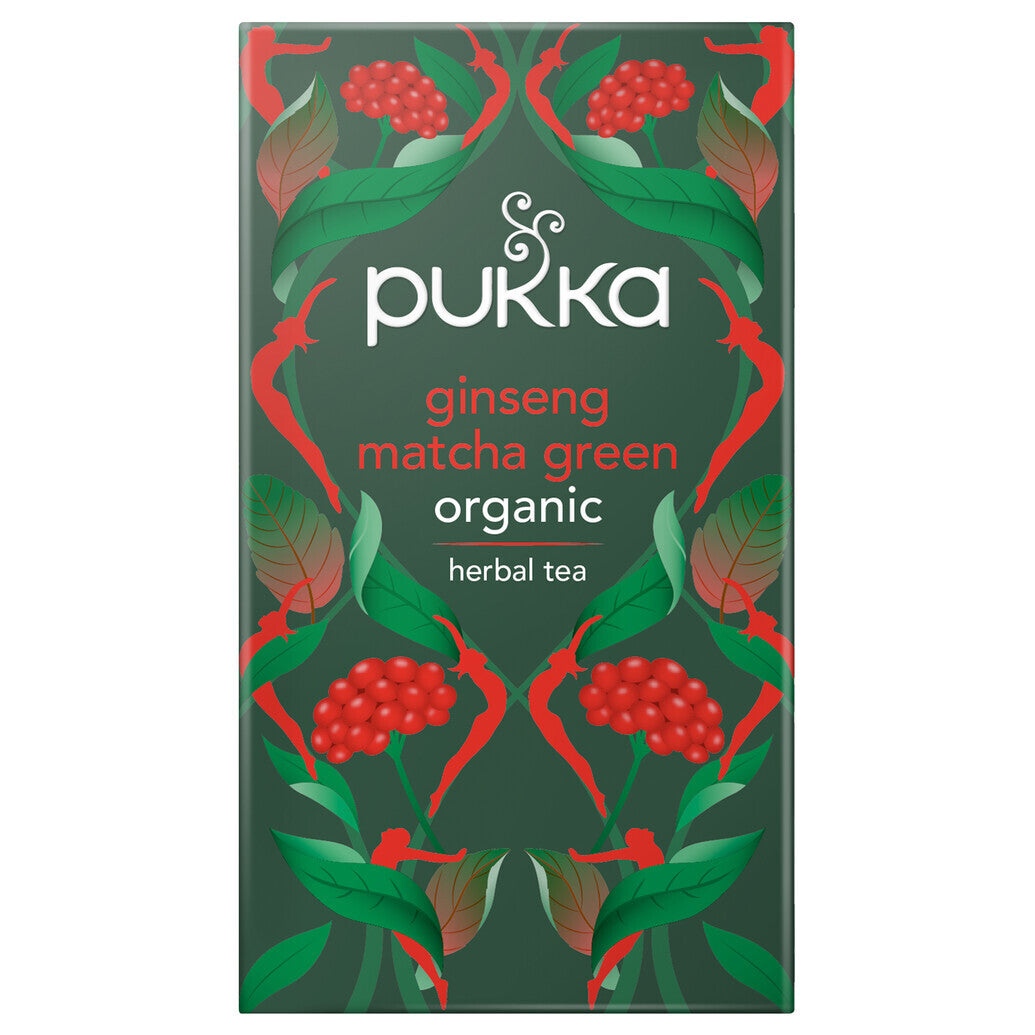 Pukka Herbs Pukka Ginseng Matcha Green Tea, 20Bags | Revital