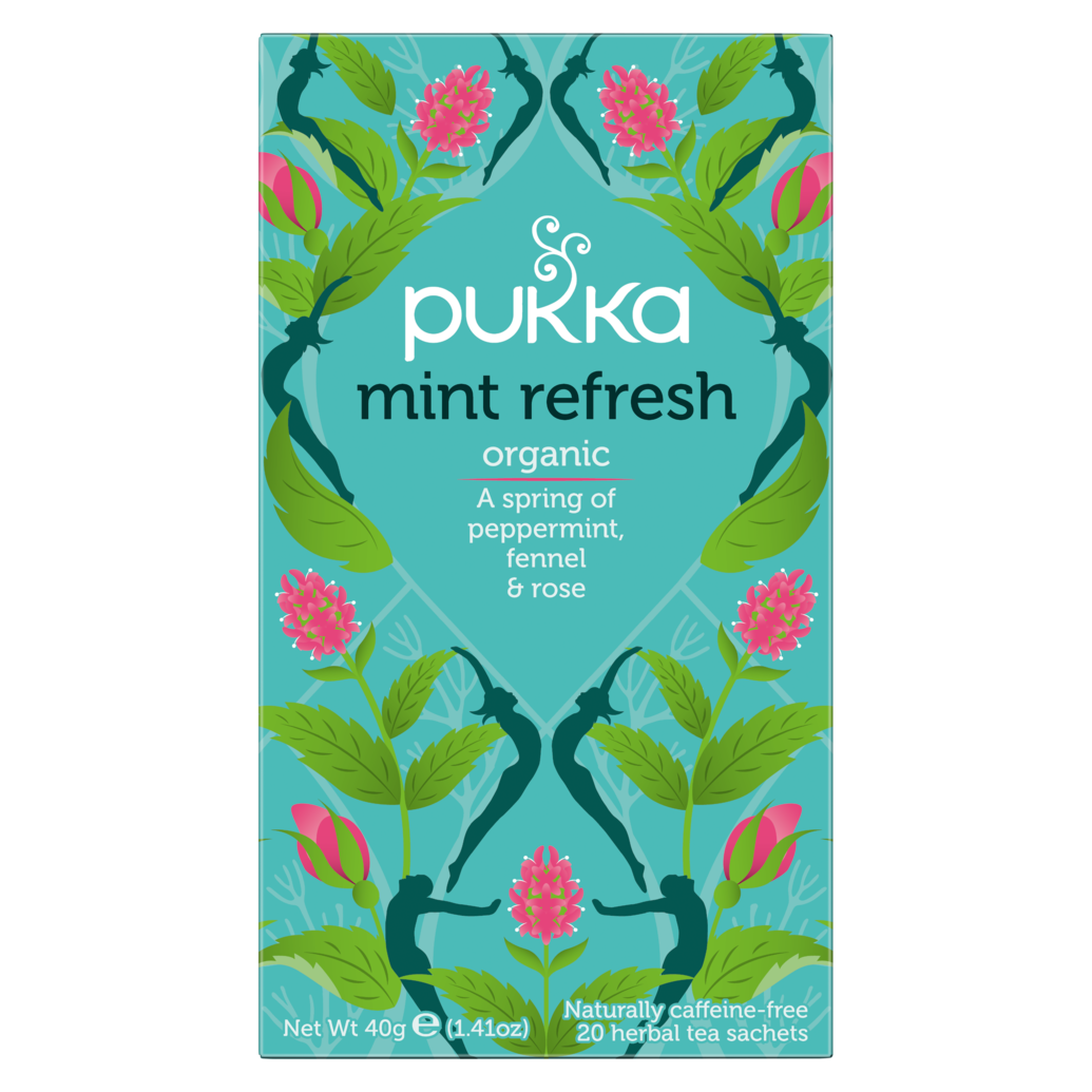 Pukka Herbs Pukka Mint Refresh Tea, 20Bags | Revital