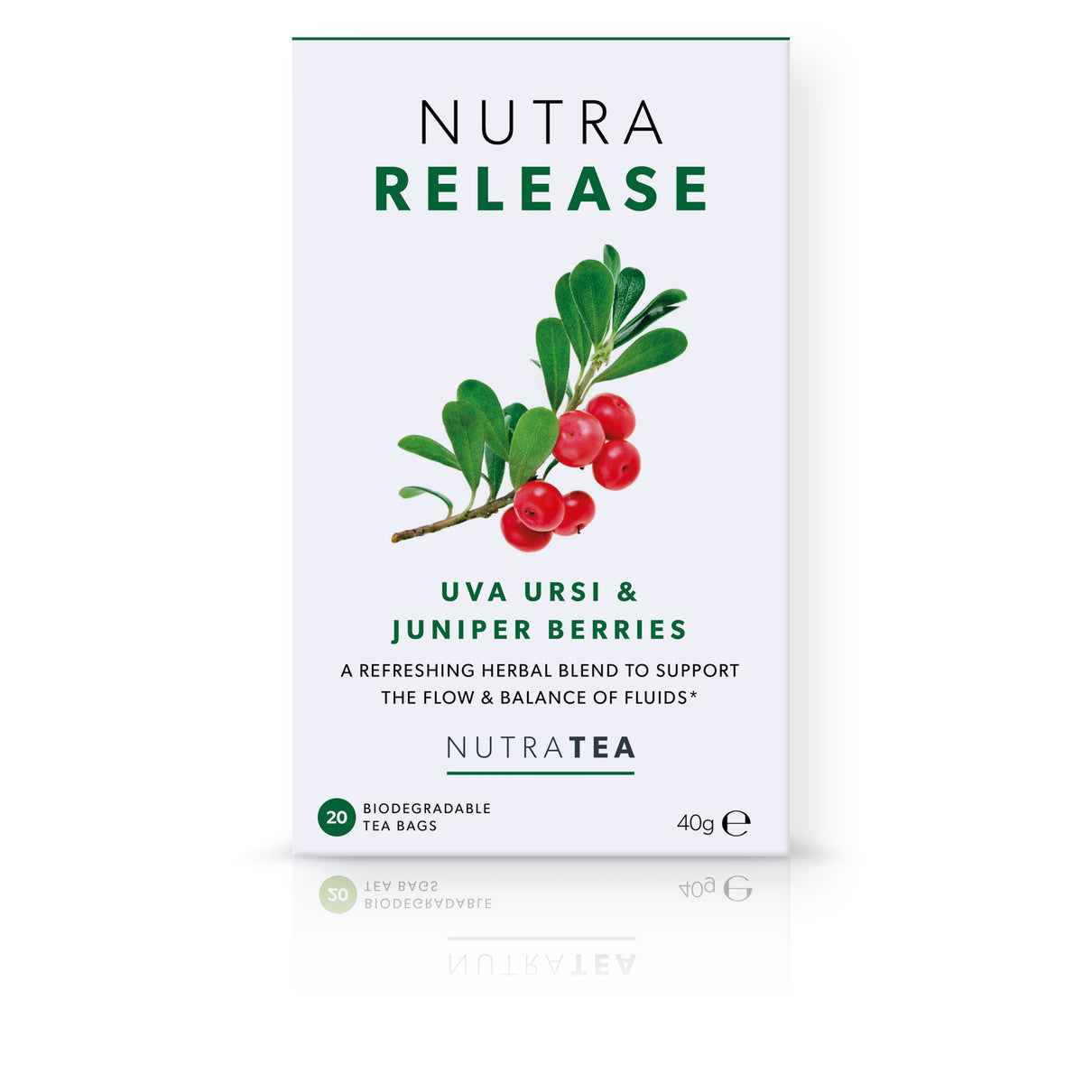 Nutratea Nutra Tea NutraRelease, 20 Bags | Revital