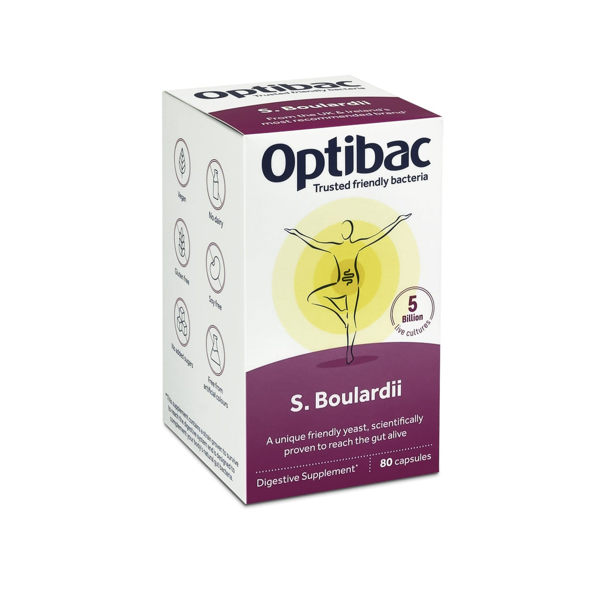 OptiBac Optibac Probiotics S.Boulardii, 80 Capsules | Revital