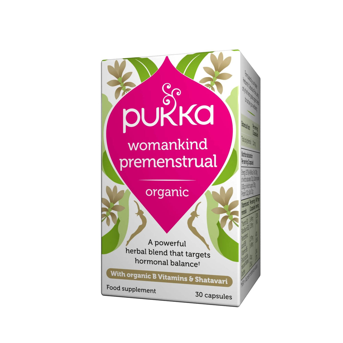 Pukka Herbs Pukka Womankind Premenstrual, 30 Capsules | Revital