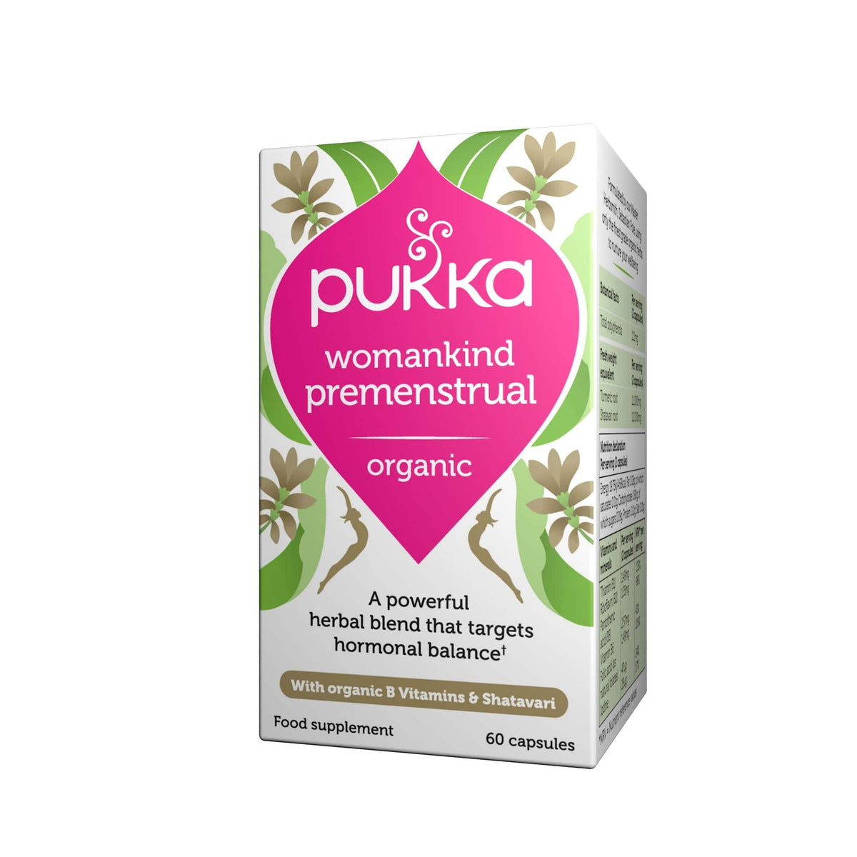 Pukka Herbs Pukka Womankind Premenstrual, 60 Capsules | Revital