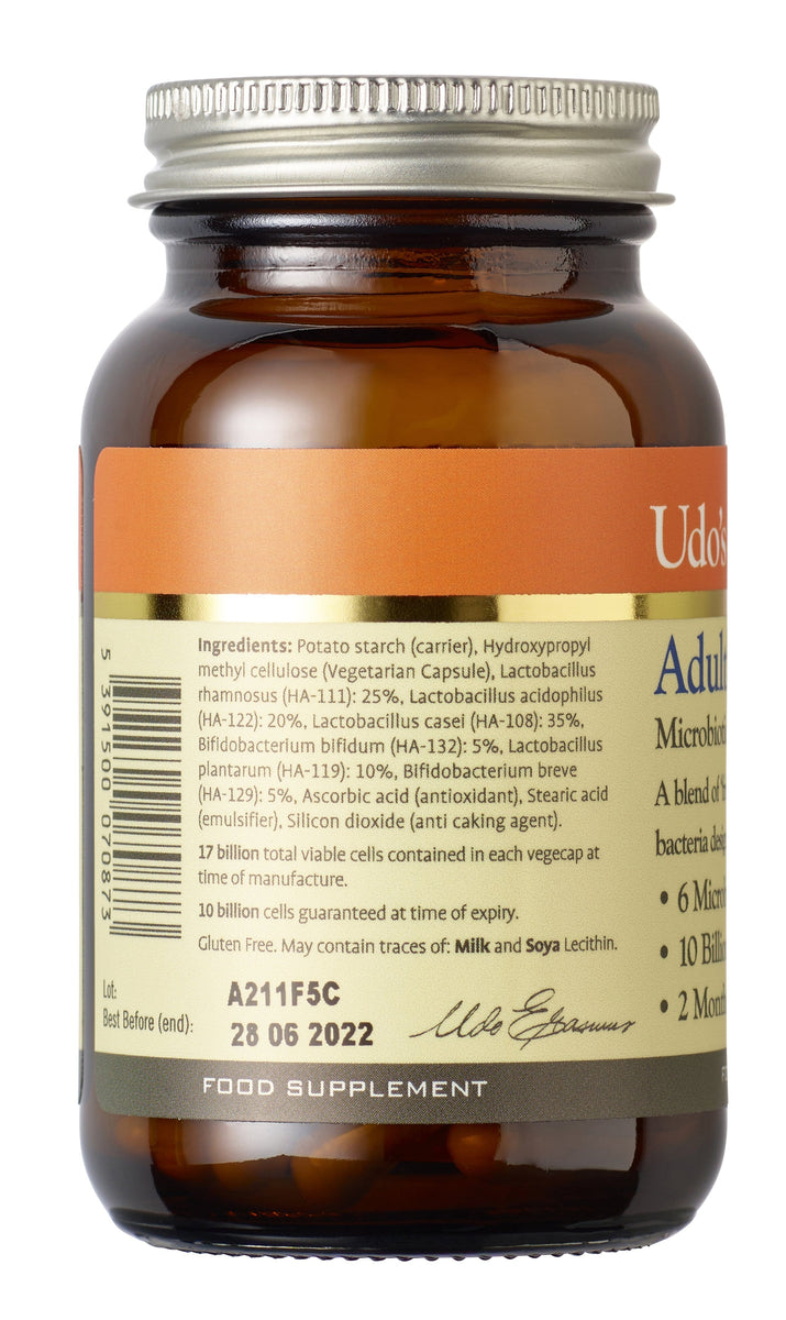 Udo's Choice Adults Blend Probiotics, 60 VCapsules | Revital