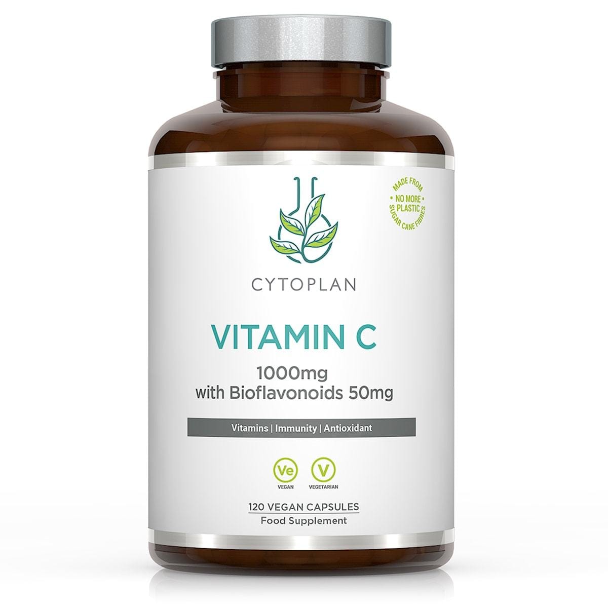 Cytoplan Vitamin C + Bioflavanoids, 120 VCapsules | Revital