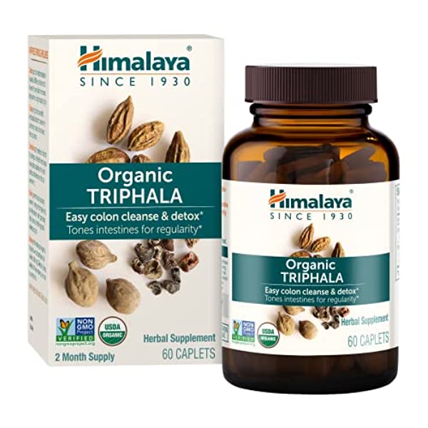 Himalaya Organic Triphala, 60 Capsules | Revital
