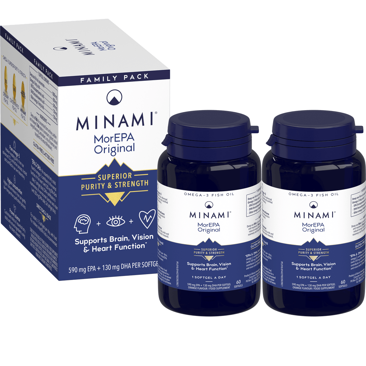 Minami MorEPA Original, 2x 60 Softgels | Revital