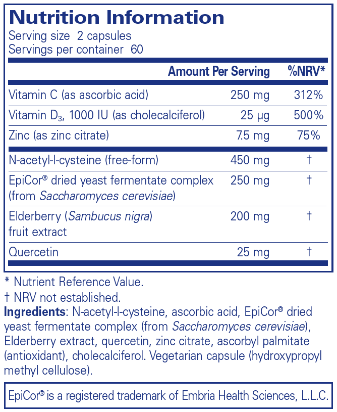 Pure Encapsulations PureDefense, 120 Capsules | Revital