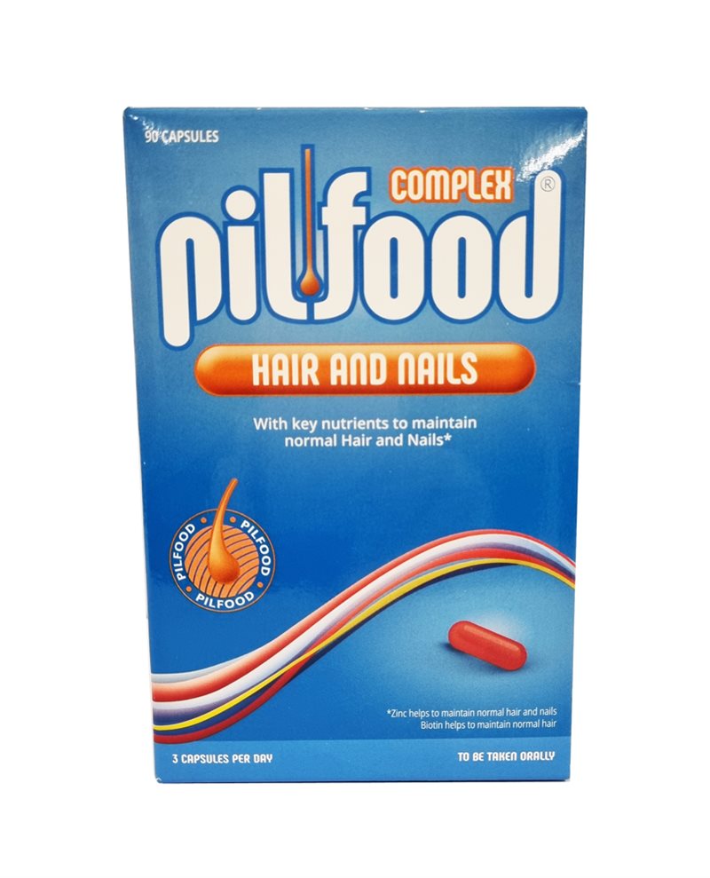 World Foods Brand Management Ltd Pil-Food Complex Hair and Nails, 90 ...