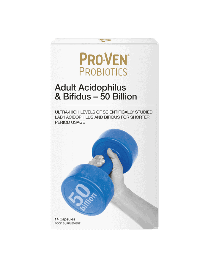 Proven Probiotics Adult Acidophilus & Bifidus- 50 Billion, 14 Capsules ...