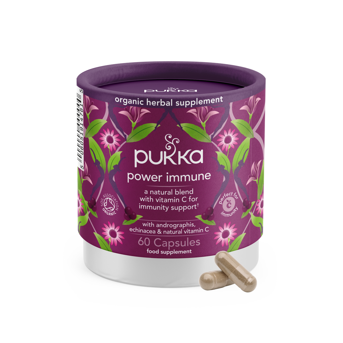 Pukka Herbs Power Immune, 60 Capsules | Revital