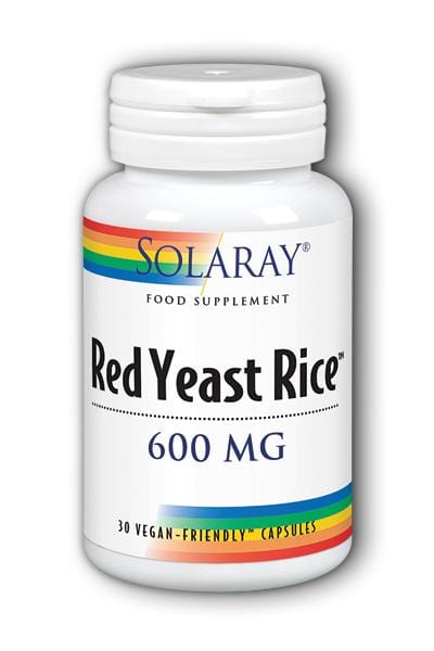 Solaray Red Yeast Rice, 600mg, 30 Capsules | Revital