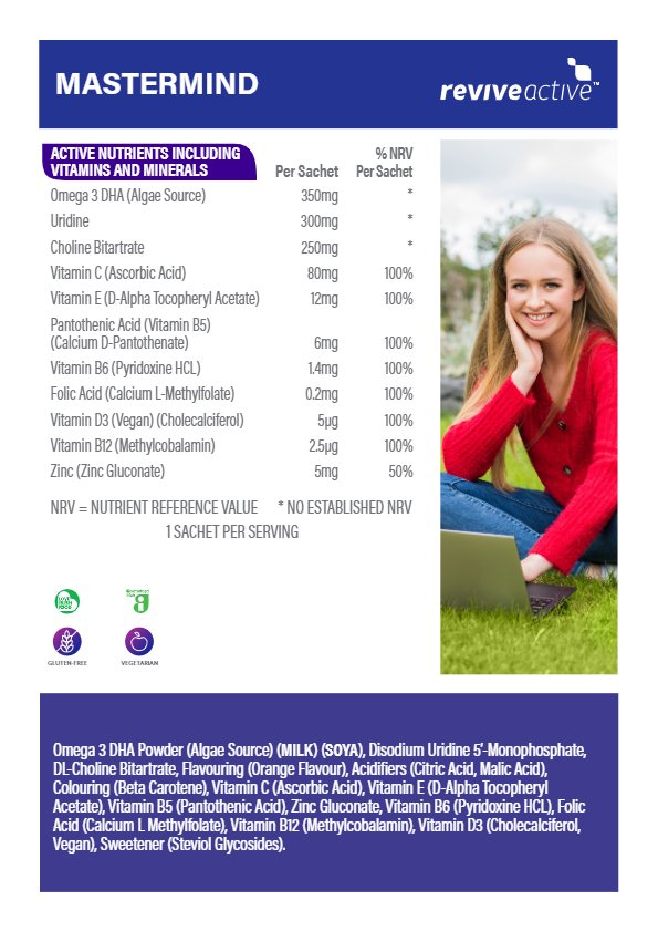 Revive Active Mastermind, 30 Sachets | Revital