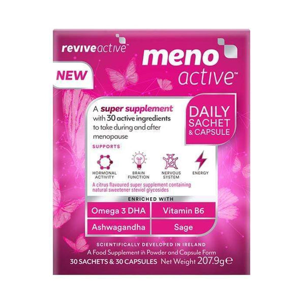 Revive Active Meno Active, 30 Sachets & 30 Capsules- 207.9gr | Revital