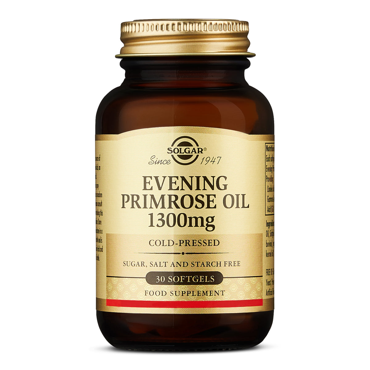 Solgar Evening Primrose Oil, 1300mg, 30 SoftGels | Revital
