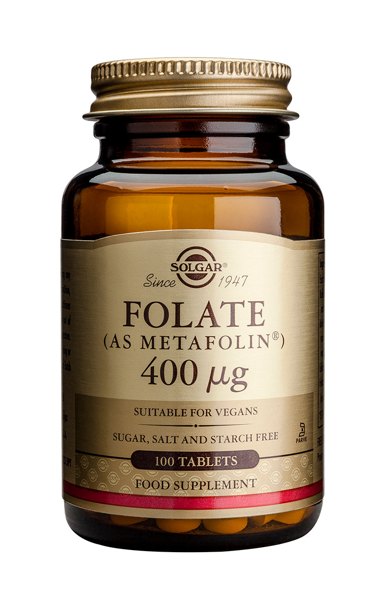 Solgar Folate 400ug, 100 Tablets | Revital