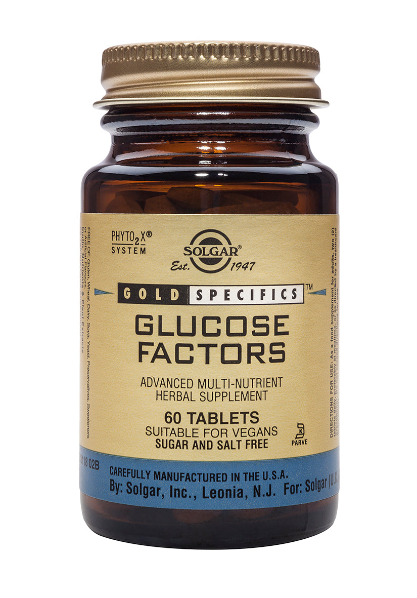 Solgar Gold Specifics Glucose Factors, 60 Tablets | Revital