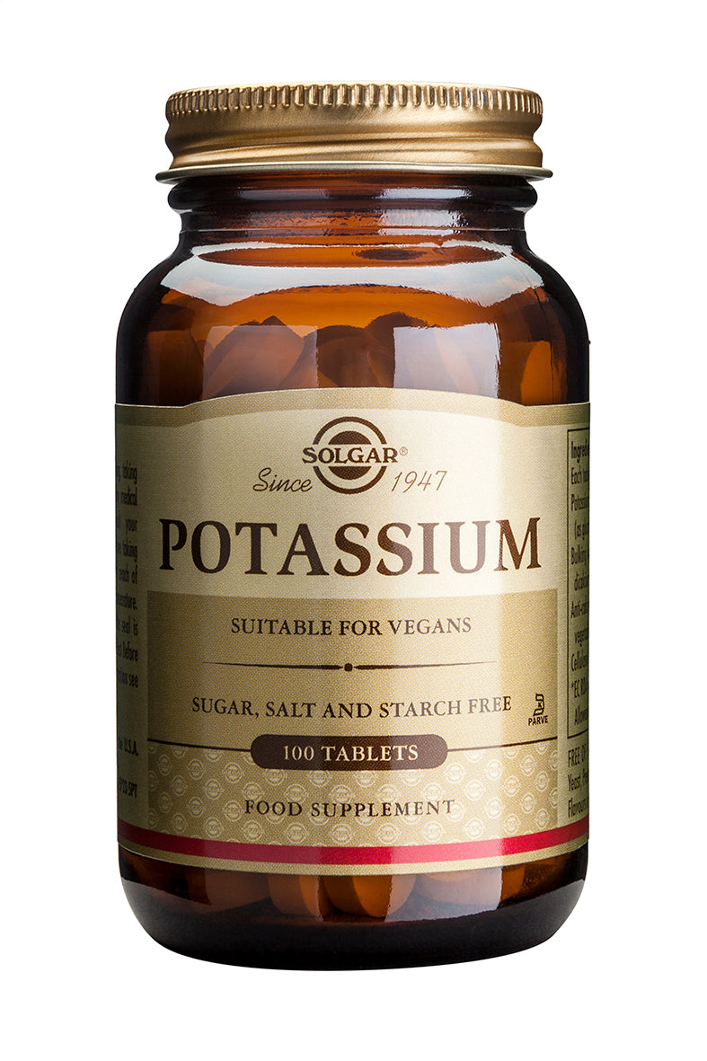 Solgar Potassium, 100 Tablets | Revital