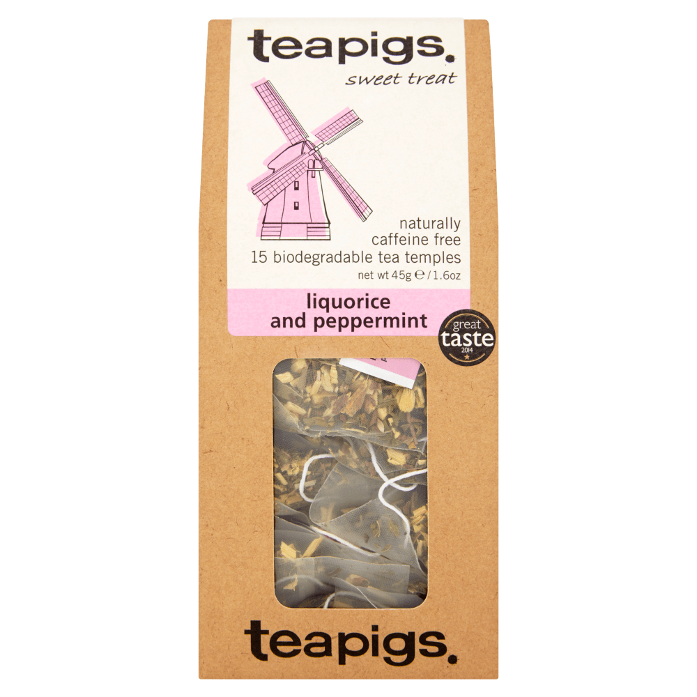 Teapigs teapigs - Liquorice & Peppermint Tea, 15 Tea Temples | Revital