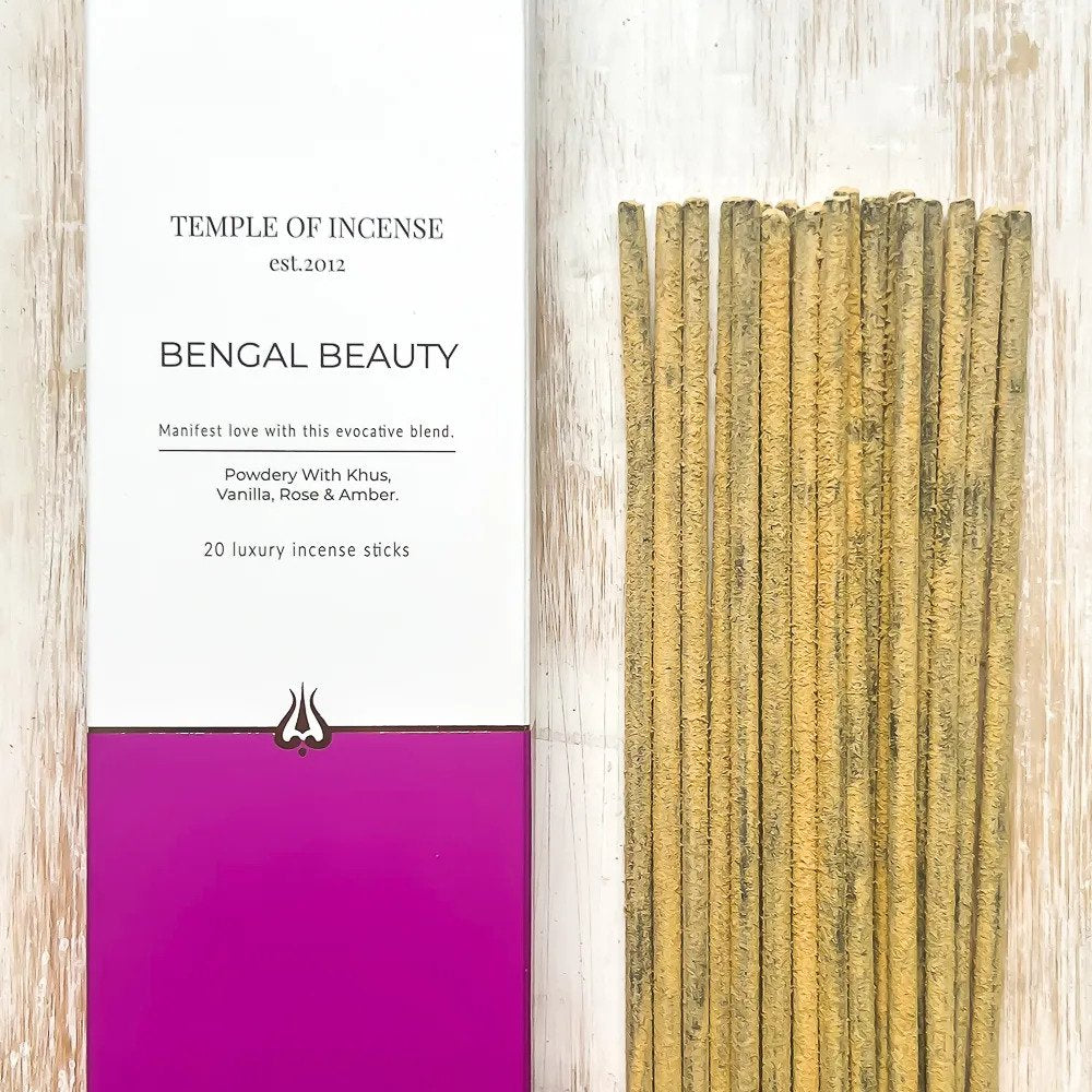 Temple of Incense Bengal Beauty, 20 Sticks | Revital