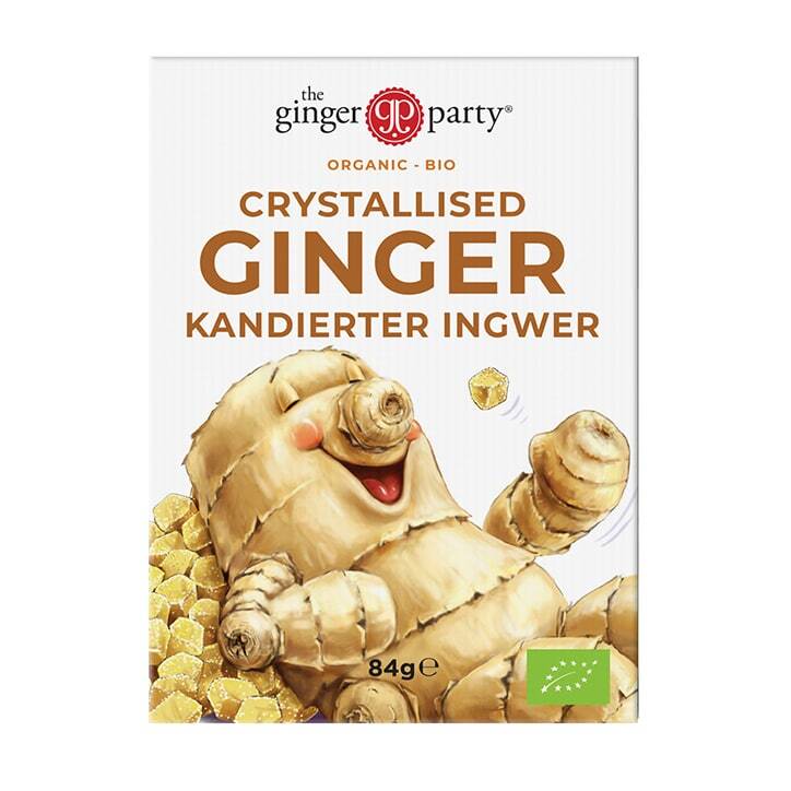 The Ginger Party Crystallised Ginger, 84gr | Revital