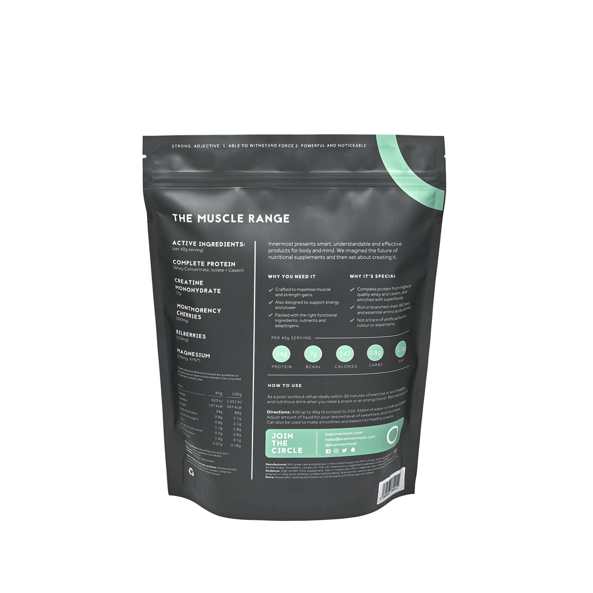 Innermost The Strong Protein Vanilla, 600gr | Revital