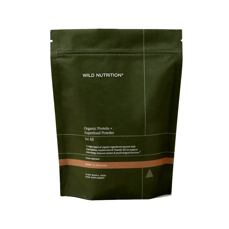 Wild Nutrition Vegan Protein + Superfood Powder, 350gr | Revital