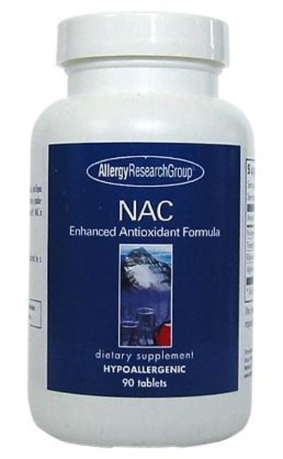 Allergy Research NAC Enhanced Antioxidant Formula, 90 Tablets | Revital