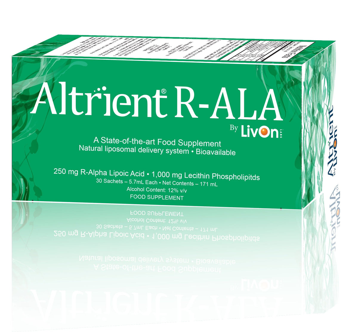 Altrient R-ALA - Liposomal R-Alpha Lipoic Acid, 30 Sachets | Revital