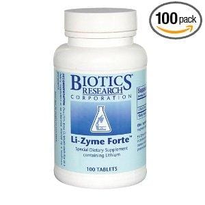 Biotics Research Li-Zyme Forte, 100Tabs | Revital