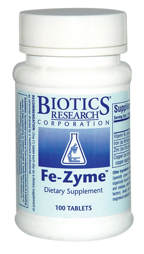 Biotics Research Fe-Zyme, 100 Tablets | Revital