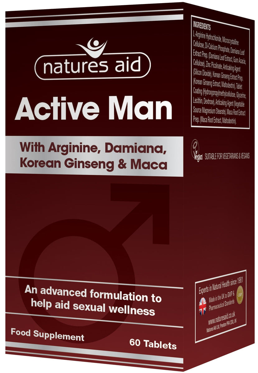 Natures Aid Active Man, 60 Tablets | Revital