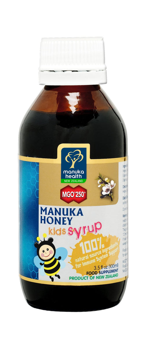 Manuka Health MGO 250+ Childrens Manuka Honey Syrup, 100ml | Revital